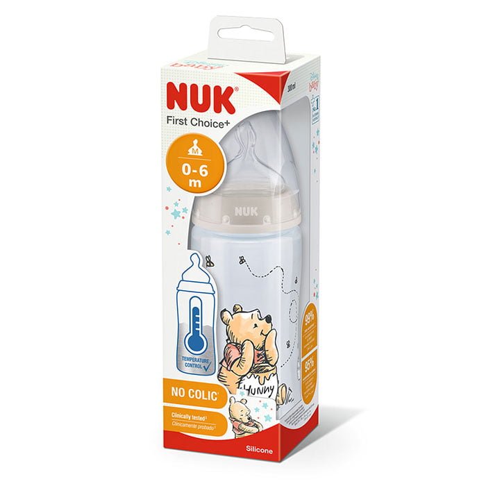 Nuk FC plastična flašica sa indikatorom temperature Winnie the Pooh - Milupino
