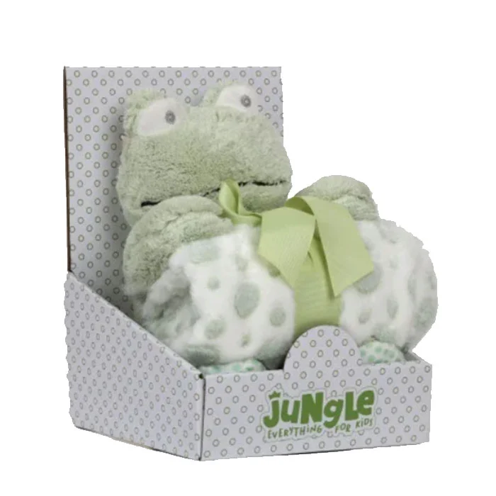 Jungle ćebe sa igračkom Žaba - Milupino